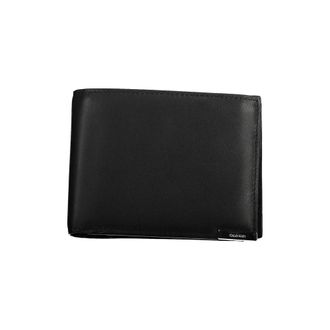Calvin Klein Schwarzes Leder Herren Geldb&ouml;rse RFID-Blockierung - - Accessories - Herren - Schwarzk - ONE SIZE