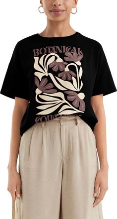 QS by s.Oliver Baumwollshirt mit &uuml;berschnittener Schulter