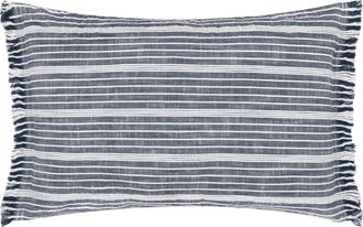 furn. Yard Tide Outdoor-Kissenbezug mit strukturierten Streifen - Marineblau - 40 x 60 cm