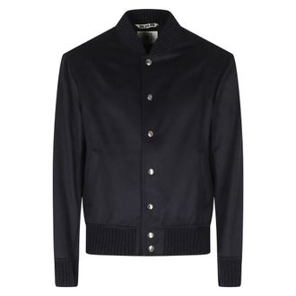 Kired Kired, Homme, Vestes, Bleu, Taille: 2XL Bomber College en Cachemire