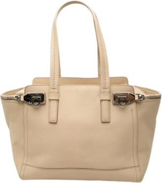 Ferragamo Damen, Pre-Owned, Beige, ONE SIZEGr&ouml;&szlig;e