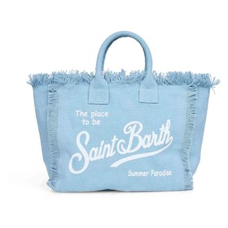 MC2 Saint Barth Femme, Sacs, Bleu, Taille: ONE Size Colette Canvas Bag