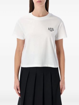 A.P.C. t-shirt Rue Madame en coton biologique - Blanc