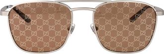 Gucci Lunettes De Soleil - Argent