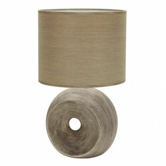 Fabrilamp Fabrilamp - Keramische Tischplatte ea 1xe27 beige Lampenschirm beige 52x30x30 cm