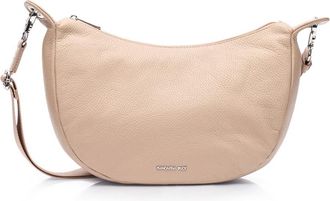 Mandarina Duck Damen Leder Hobo Mellow Leather, Warm Taupe
