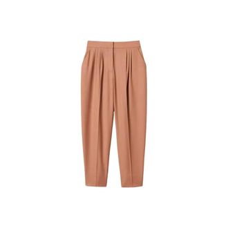 Twinset Cropped Straight Hosen - - Trousers - Damen - Rosa - L