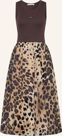 Smith & Soul Kleid Im Materialmix braun