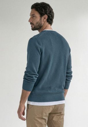 Street One Men Strickpullover aus reiner Baumwolle