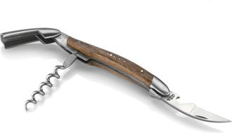 Forge de Laguiole Forge de Laguiole Sommeliermesser - dreiteilig - Nussbaum - Finish matt