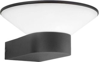 Vision-EL Außenwandlampe LED COUPOLE - Anthrazit Ohne Bewegungsmelder - 13W