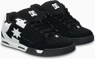 DC Command - Baskets en cuir - Noir et blanc