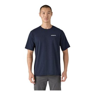 Patagonia P-6 Logo Responsibili-Tee - - Sport - Herren - Blau - XL