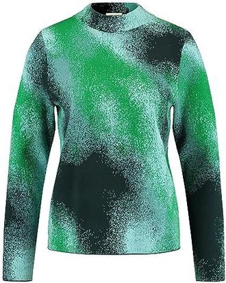 Gerry Weber 35728 Sweater, Vert Multicolore, 42 Femme