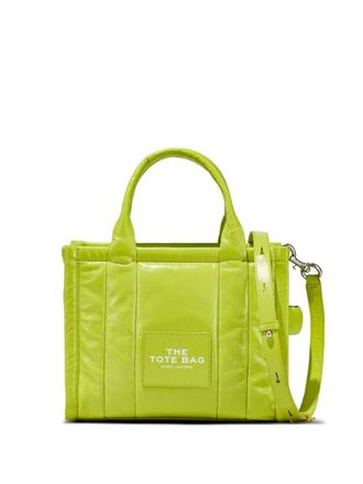 Marc Jacobs petit sac cabas The Shiny Crinkle - Vert