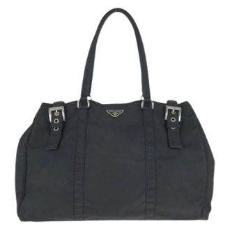 Prada Pre-owned Tessuto 2way Henkeltasche - - Pre-owned - Damen - Schwarzk - ONE SIZE