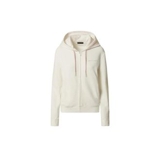 North Sails Femme, Sweatshirts et sweats &agrave; capuche, Blanc, Taille: 38 FR Sweat &agrave; capuche zipp&eacute;