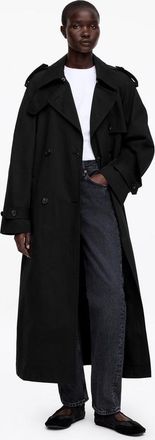 Arket Oversize-Trenchcoat -Schwarz
