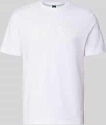 HUGO BOSS Regular Fit T-Shirt aus reiner Baumwolle Modell TS_STRUCTURE LOGO 1027473