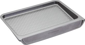 MasterClass MasterClass Smart Stack Vertikal stapelbares Backblech mit PTFE-, PFOA- und BPA-freiem Antihaftbeschichtung, Kohlenstoffstahl, 40,5 x 31 x 5cm