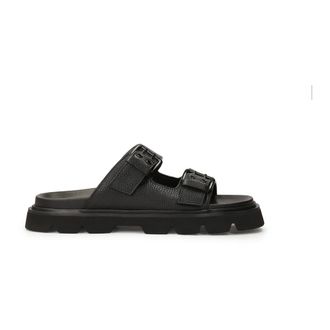 Kazar Leder-Zehentrenner auf dicker Sohle - - Shoes - Herren - Schwarzk - 43 EU