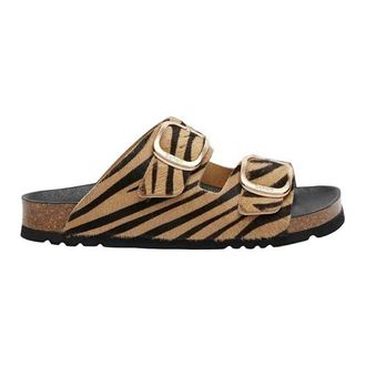 Scholl Femme Noelle Mules-et-sabots, Zebra Beige Black, 41 EU