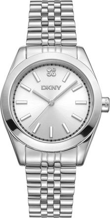 DKNY Uhr - Quarzuhr Noalita Midi - Gr. unisize - in Silber - für Damen