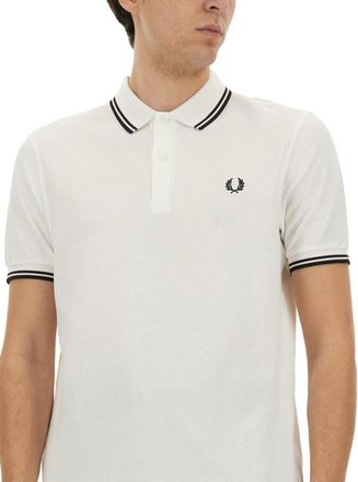Comme Des Gar&ccedil;ons Cotton Polo Shirt - White