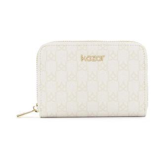 Kazar Gemusterte kleine Brieftasche aus echtem Leder - - Accessories - Damen - Wei&szlig; - ONE SIZE