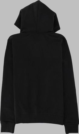 Burberry Full-Zip Cotton Hooded Sweatshirt - Black