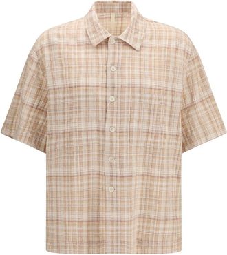 Sunflower Chemise Adam Manches Courtes - Homme - Chemises - Beige - Taille: M