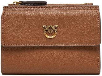 Pinko Geldbörse Compact Wallet AI 25-26 PCPL 103612 A29Q Braun