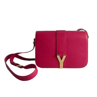 Saint Laurent Sac bandouli&egrave;re vintage en cuir Pre-owned - Femme - Pre-owned - Rose - Taille: ONE Size