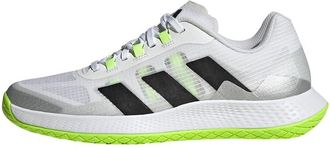 adidas Herren Forcebounce Volleyball Shoes Schuhe, Cloud White/Core Black/Lucid Lemon, 40 2/3 EU