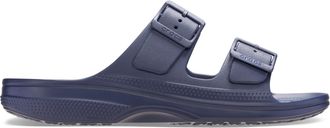 Crocs Classic Icon Herren-Sandalen, flach, Marineblau, 43 EU, navy, 43/44 EU