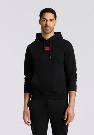 HUGO BOSS Kapuzensweatshirt Daratschi Kapuze mit Kordelzug, Regular Fit K&auml;ngurutasche, HUGO Weblabel