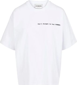 Iceberg t-shirt à col rond - Blanc