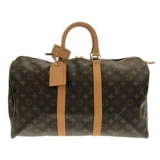 Louis Vuitton unisex, Pre-owned, Brun, Taille: ONE Size Sac Week-end Vintage en Toile Pre-owned