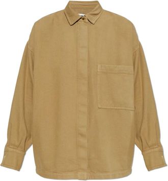 Darkpark Darkpark, Femme, Blouses et Chemises, Beige, Taille: 38 FR Chemise en jean Jenny