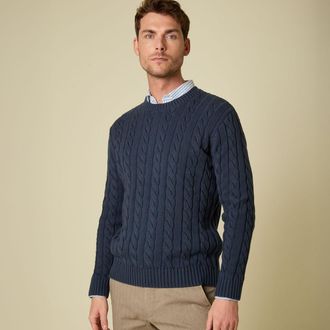 Bexley Cavlen - Pull homme bleu p&eacute;trole