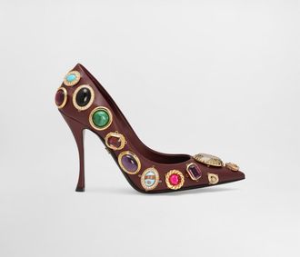 Dolce & Gabbana Pumps Mit Schmucksteinstickerei - Frau Pumps Und Slingbacks Mehrfarbig 37.5
