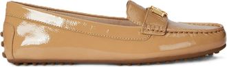 Ralph Lauren Femme, Chaussures, Beige, Taille: 39 EU Barnsbury Flats Driver Crinkle Patent Lthr