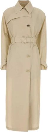 Sportmax Femme, Manteaux, Beige, Taille: 36 FR Spszavorra 513 Trench Coat