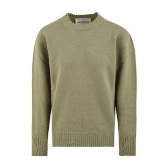 Amaranto Rundhals-Strickware - - Knitwear - Herren - Gr&uuml;n - S