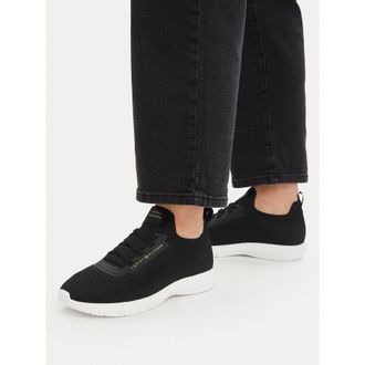 Tommy Hilfiger Sneakers Tommy Hilfiger Th Knit Extralight Runner FW0FW09112 Schwarz