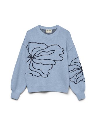 Vero Moda Awheart Ls O-Neck Knit Noos