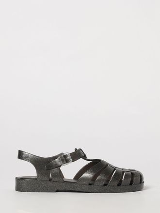 Melissa Possession Fischer-Sandalen aus Glitzer-PVC mit niedrigem Absatz