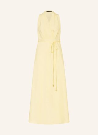 Luisa Cerano Luisa Cerano Kleid Mit Leinen gelb