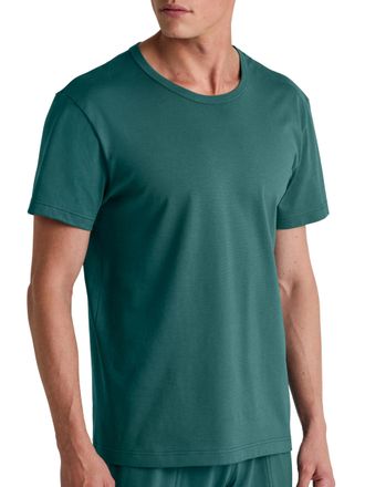 CALIDA RMX Sleep T-Shirt Herren, Bio Baumwolle, sportlicher Schnitt, amtungsaktiv, pflegeleicht