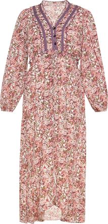 Usha Kleid Frauen braun mehrfarbig